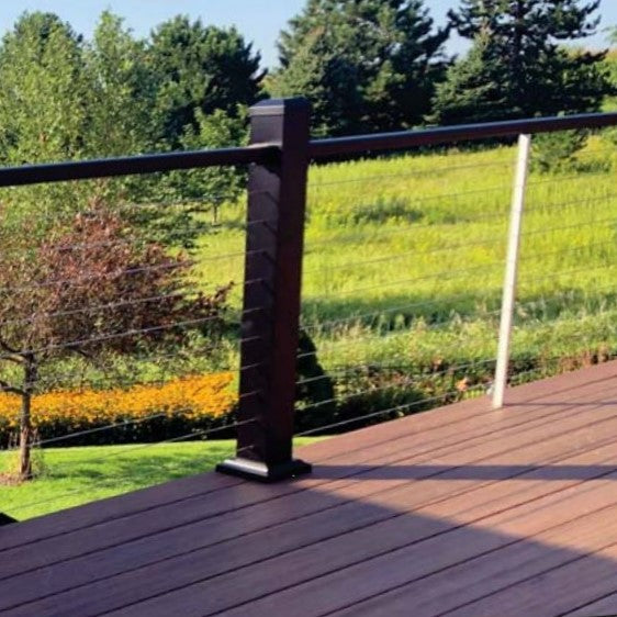 Dekpro Horizontal Cable Rail – Pro Deck Supply