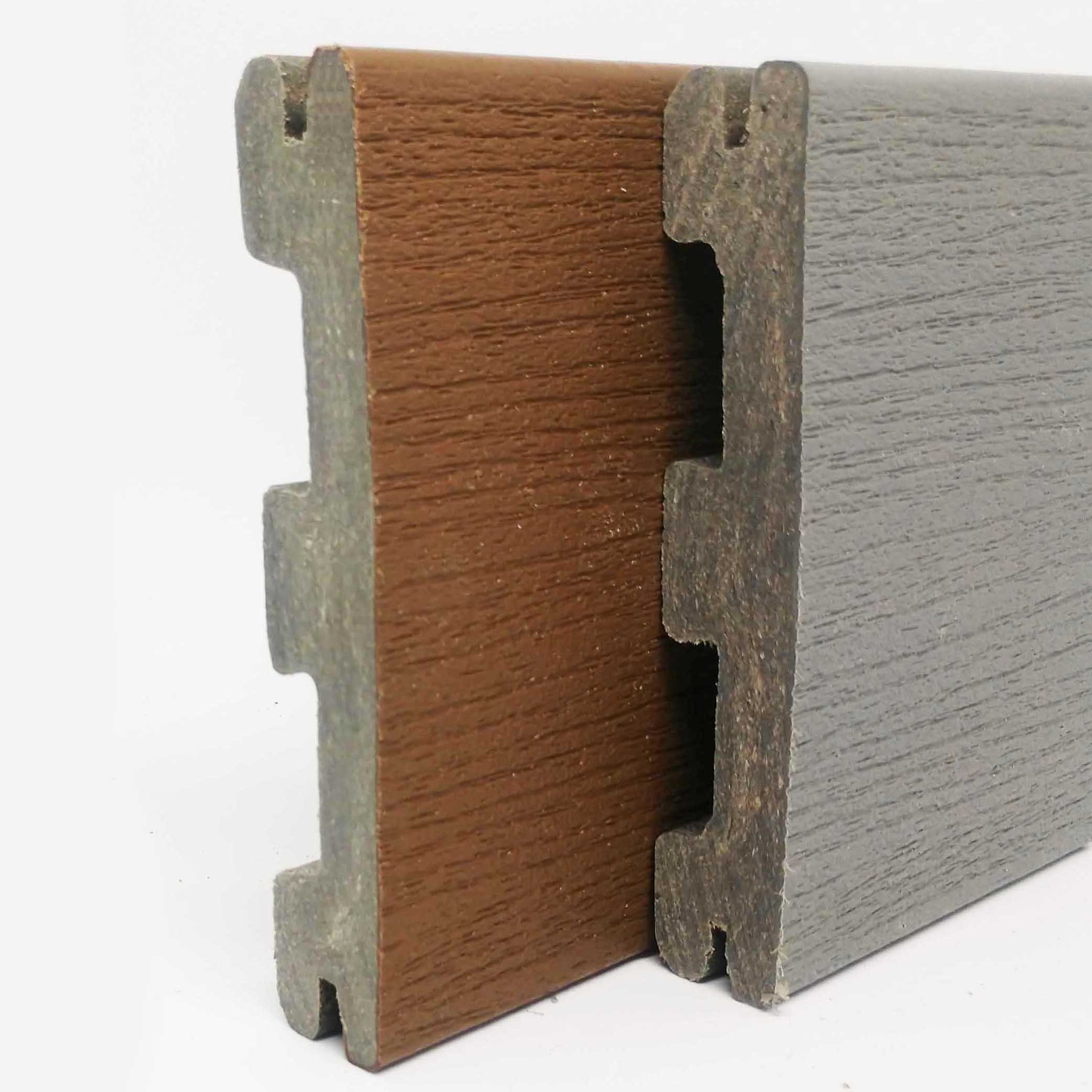 Scallop-backed Composite Decking – Pro Deck Supply