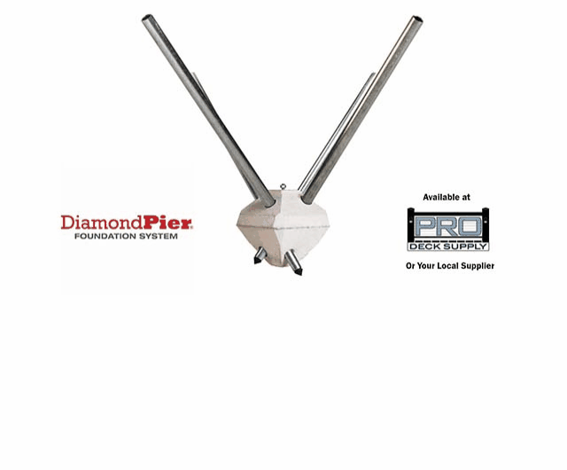 Diamond Pier Footings – Pro Deck Supply