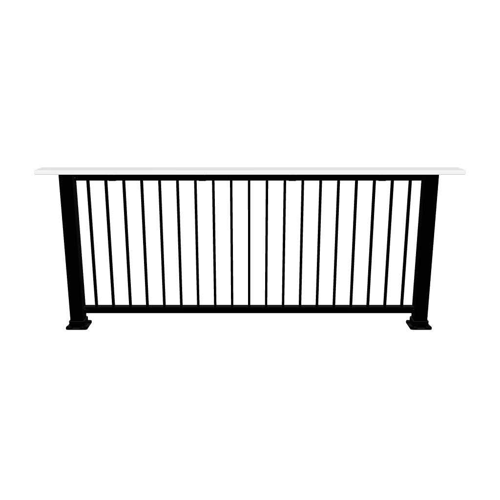 Ultralox Aluminum Drink Rail Panel, Level 36" height – Pro Deck Supply